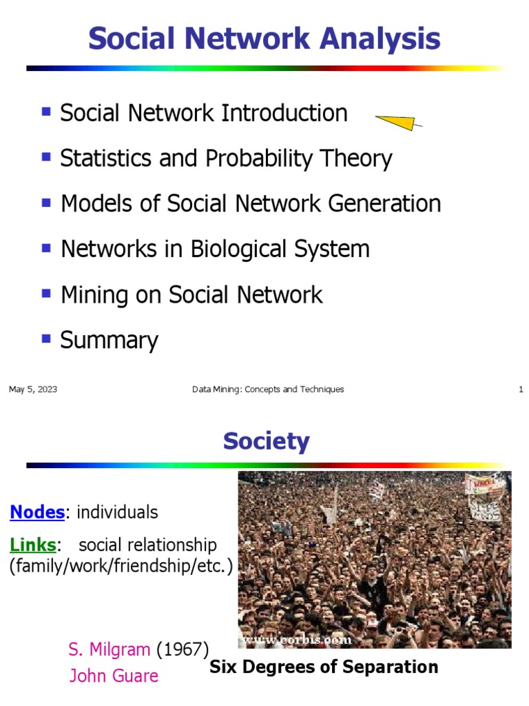 Unit6-1Social_Network_Analysis.ppt | PDF