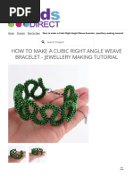 Beading Daily 5 Beadweaving Patterns PDF | PDF | Beadwork | Bead