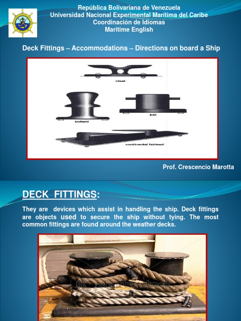 Deck Fittings and Accommodations Guide | PDF | History