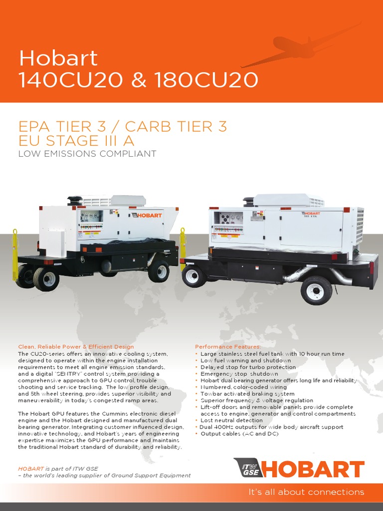 Hobart 400Hz Diesel GPU Specifications | PDF | Technology & Engineering