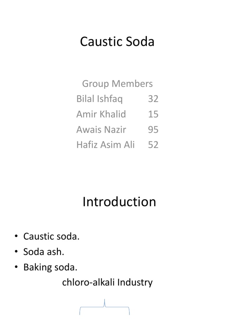 Caustic Soda | PDF | Sodium Hydroxide | Physical Chemistry