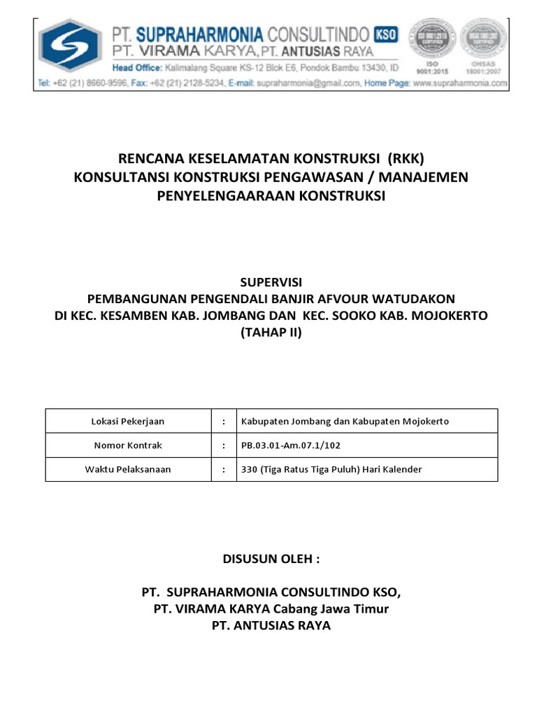 Laporan RKK Pengawasan | PDF