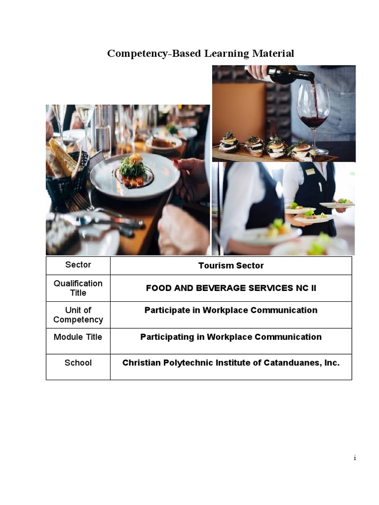 FBS BASIC Participate in Workplace Communication | PDF | Communication ...