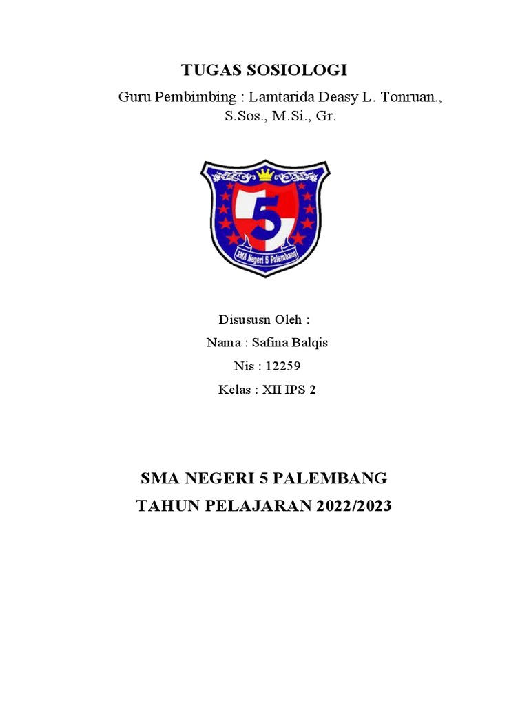 SOSIOLOGI | PDF | Karier & Perkembangan