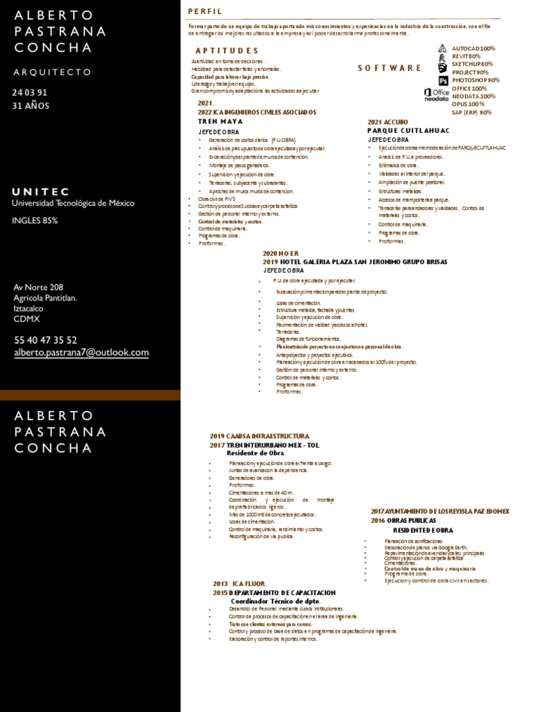 CV Apc 22 PDF | PDF | Ingeniero civil | Ingeniería