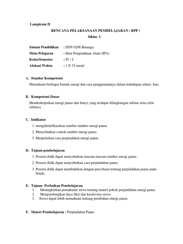 Lampiran II PDF | PDF