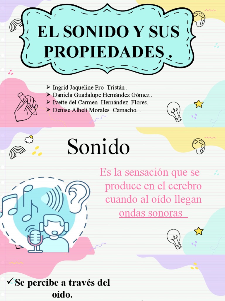 El Sonido y Sus Propiedades. | PDF