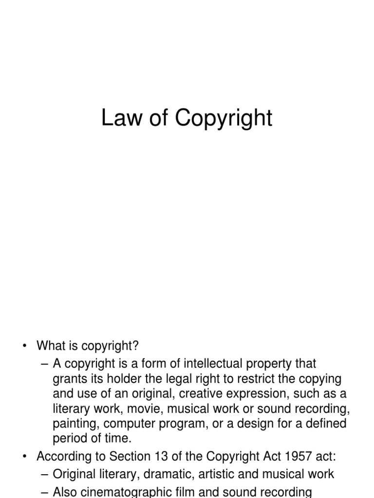 Basics of Copyright-Nalsar Pro PDF | PDF