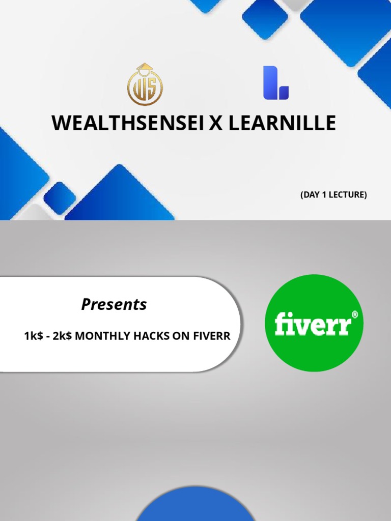 WEALTHSENSEI X LEARNILLE Pitch Deck-4 PDF | PDF