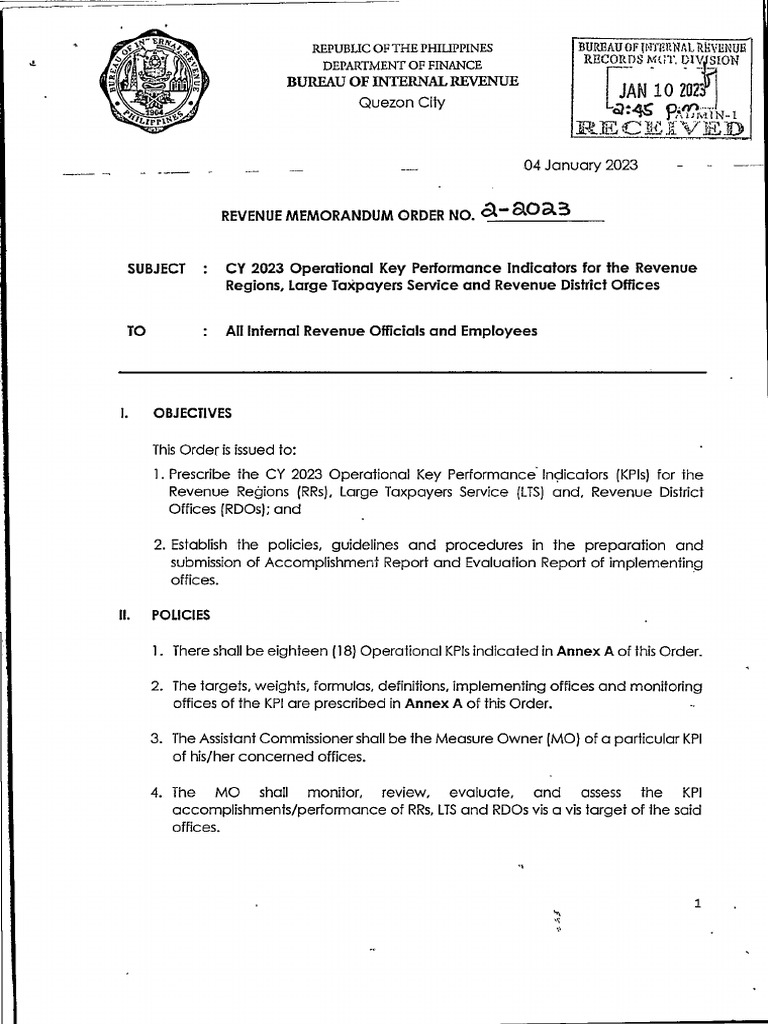 RMO No. 2-2023 | PDF