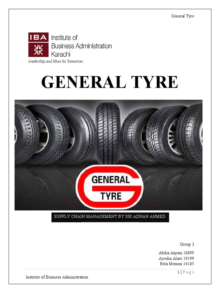 General Tyre Supply Chain Report | PDF