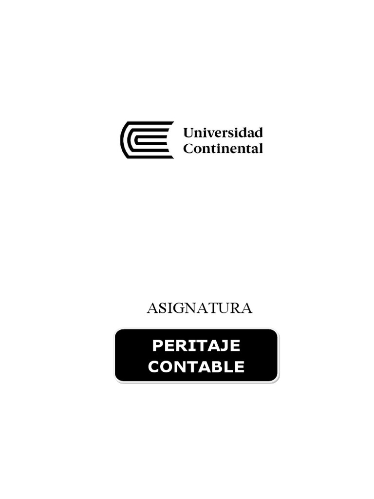 Peritaje Contable: Guía de Estudio | PDF | Crecimiento personal y profesional | Negocios