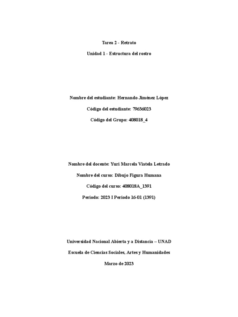 Tarea 2 DIBUJO Hernando Jimenez PDF | PDF