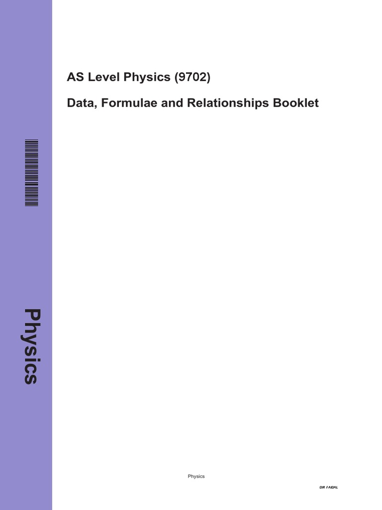 AS PHY REVISION BK FOR MID TERM (1).pdf | PDF | Electronvolt | Applied ...