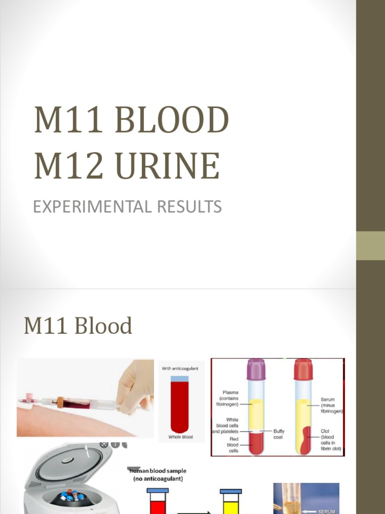 Blood Experiment 14 PDF | PDF