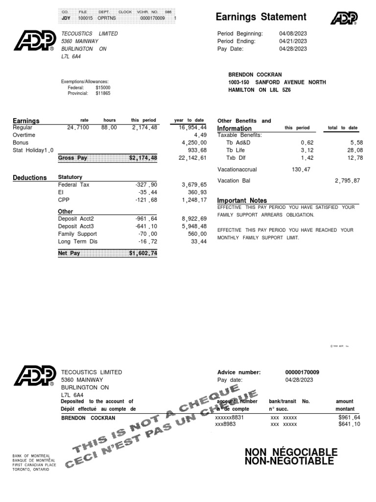 Understanding Your Pay Stub | PDF | Government Finances | Economies