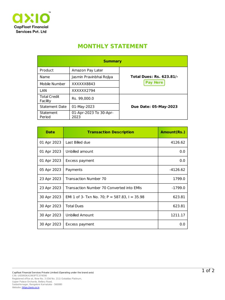 bill_statement_05_2023.pdf | PDF | Business | Economies