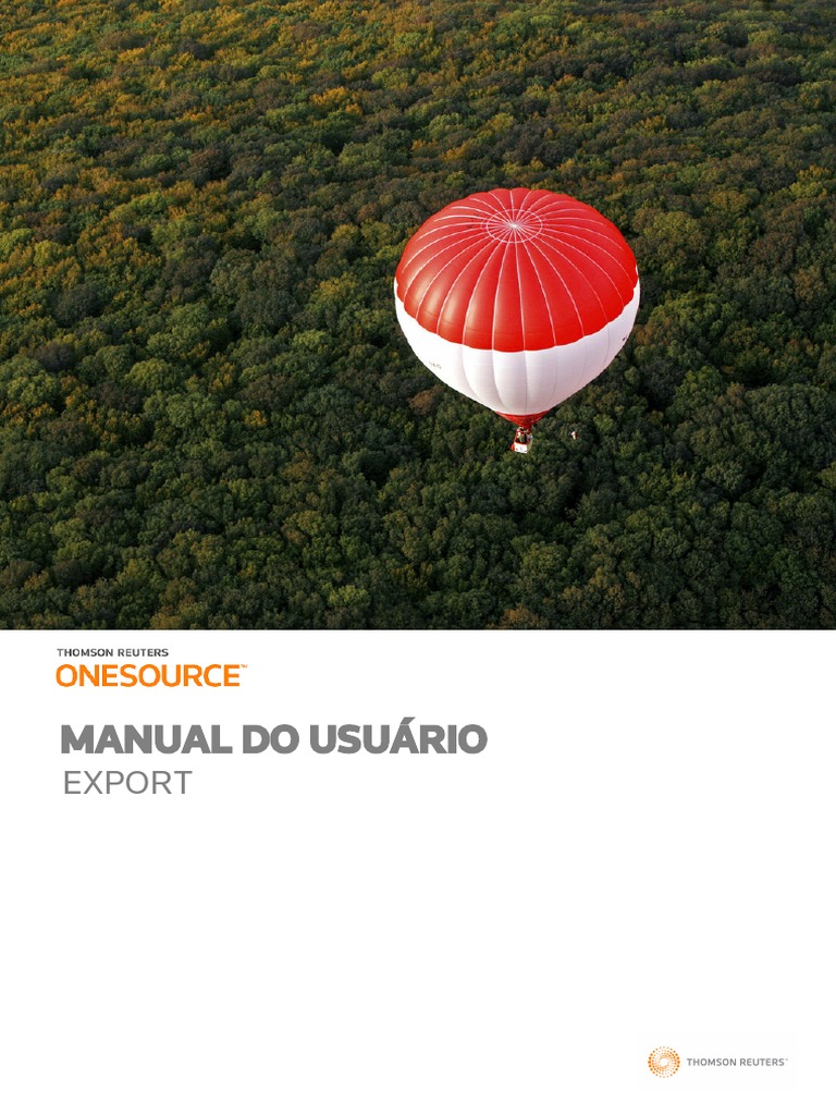 TR Onesource Manual Usuario Export Brasil V22R3 PDF | PDF | Economia de ...