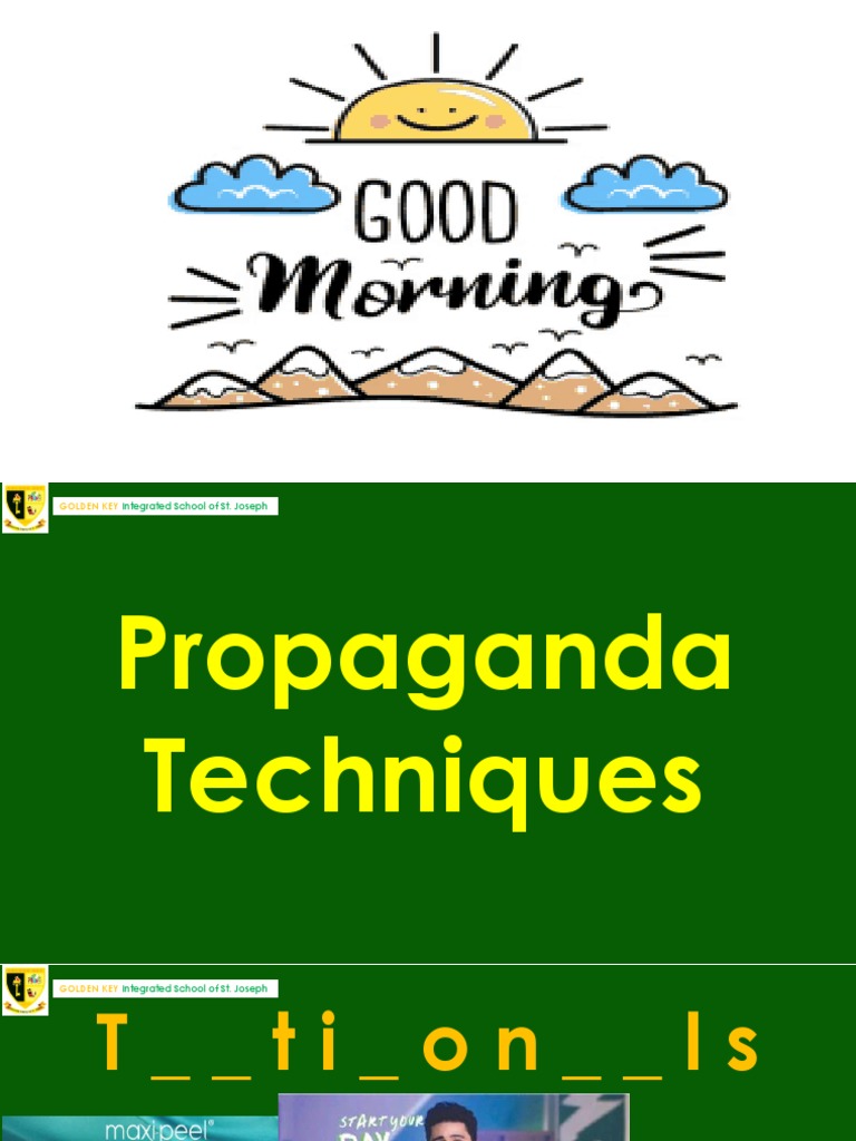 Propaganda Techniques 2 PDF | PDF