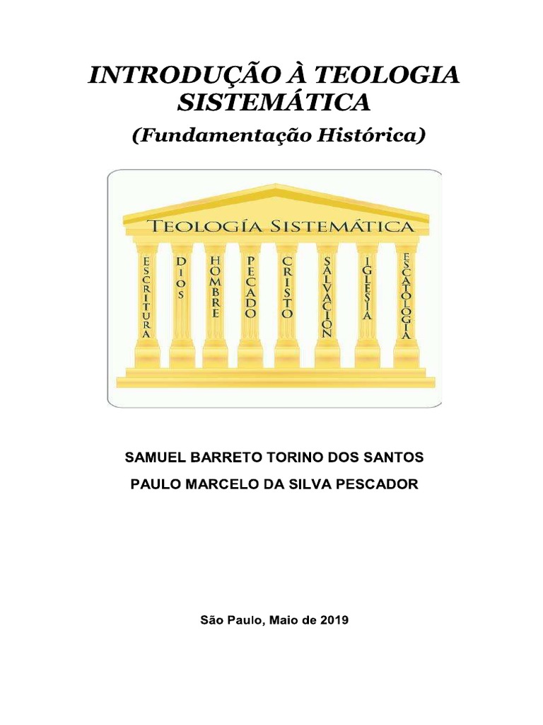 TEOLOGIA SISTEMATICA COMPLETA | PDF