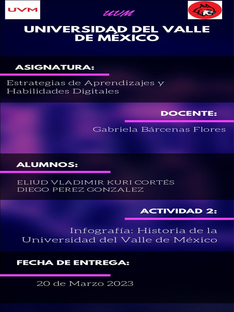 Historia de La UVM | PDF | Maestros | Enseñando