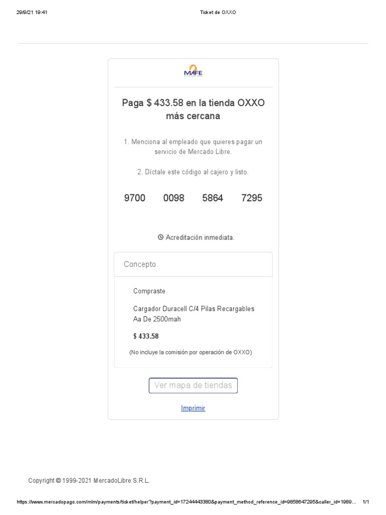 Ticket de OXXO 2 | PDF