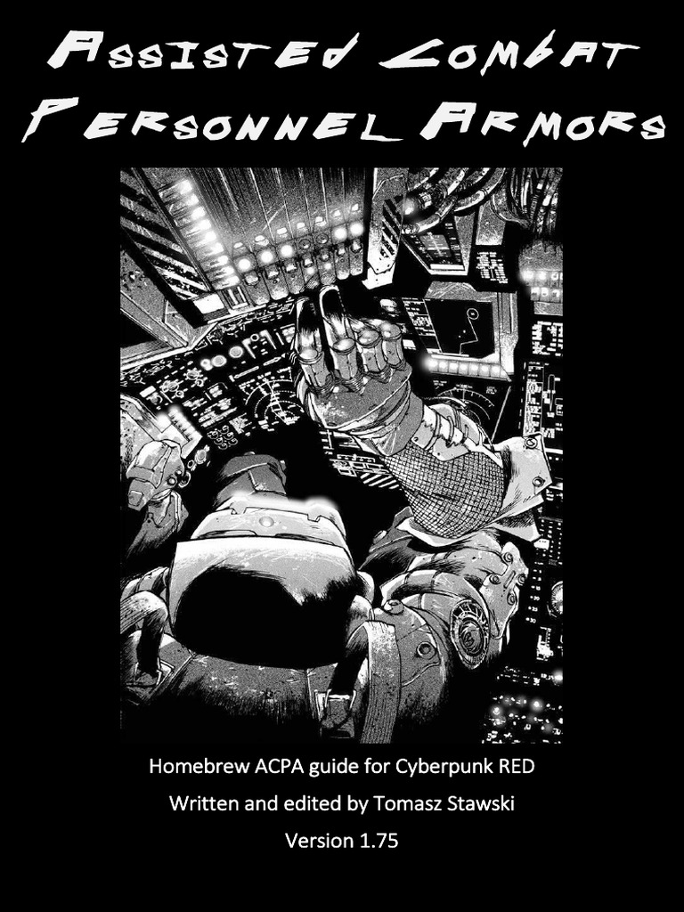 Assisted Combat Personnel Armor - Homebrew ACPA Guide For Cyberpunk RED ...