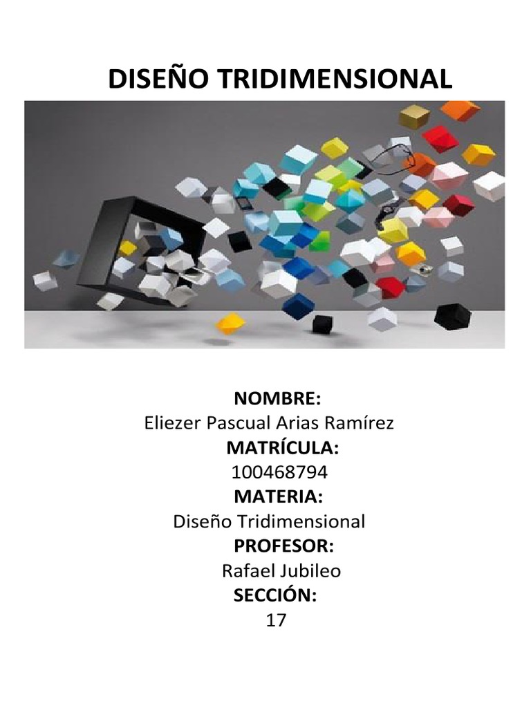 Diseño Tridimensional Documento Final | PDF