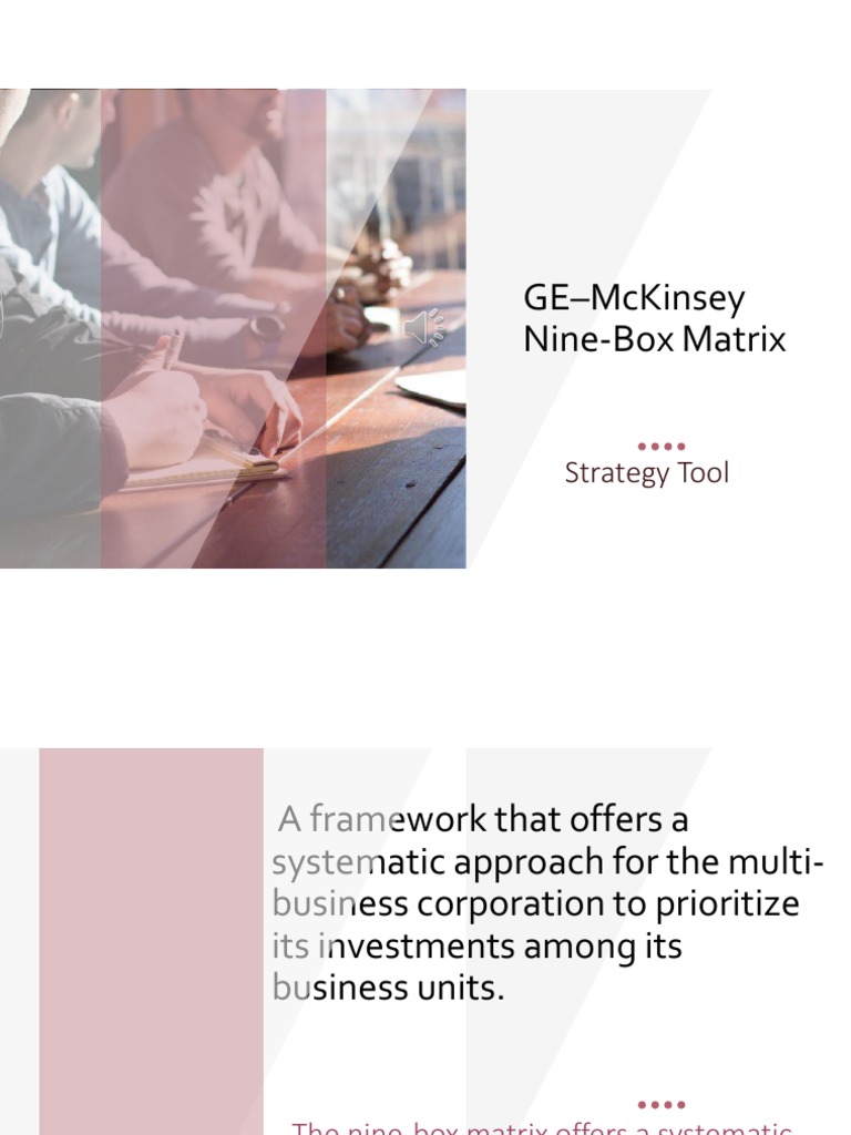 Ge Nine Cell Matrix | PDF | Business Process | Private Sector Ge Nine Cell Matrix | PDF | Business Process | Private Sector