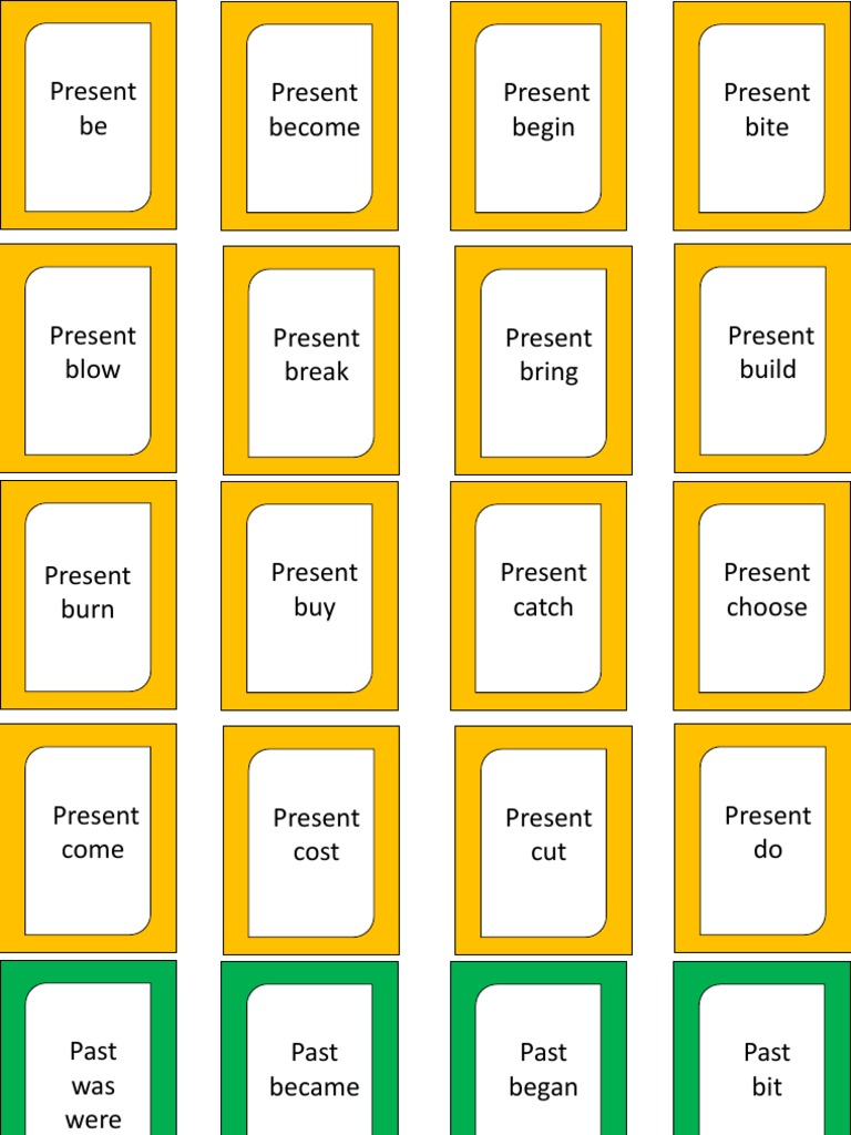 Uno 2 Eso Irregular Verbs PDF | PDF