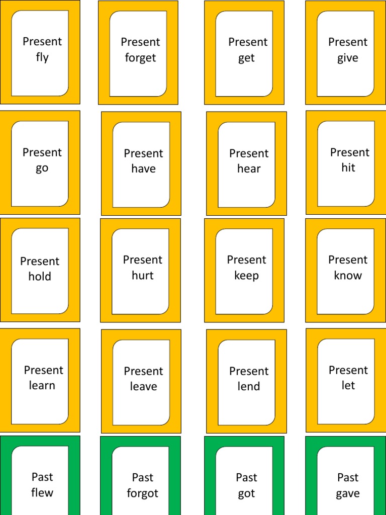 Uno 2 Irregular Verbs PDF | PDF