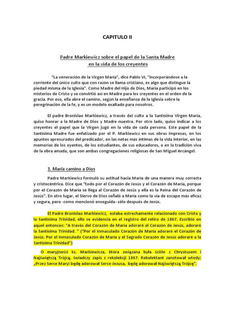 María como camino hacia Dios | PDF | María, madre de Jesús | Rosario