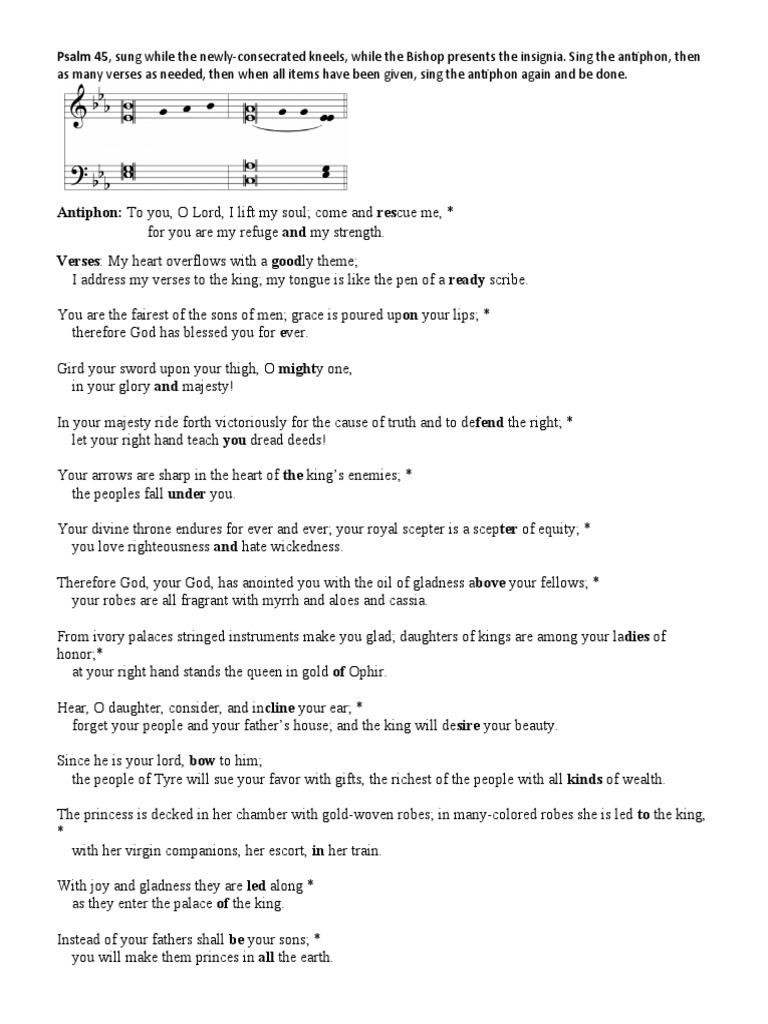 Psalm 45 | PDF