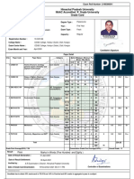 Graduation All Semester Marksheets | PDF | Educational Assessment And Evaluation