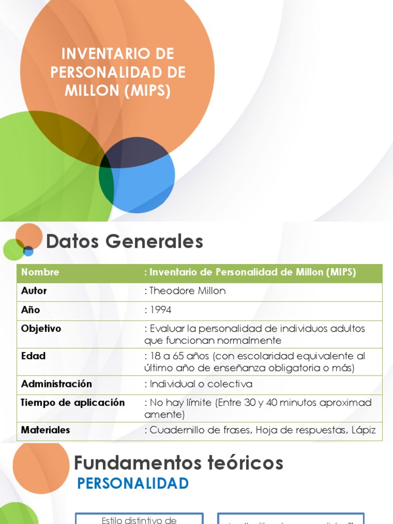 MIPS | PDF | Comportamiento | Sicología