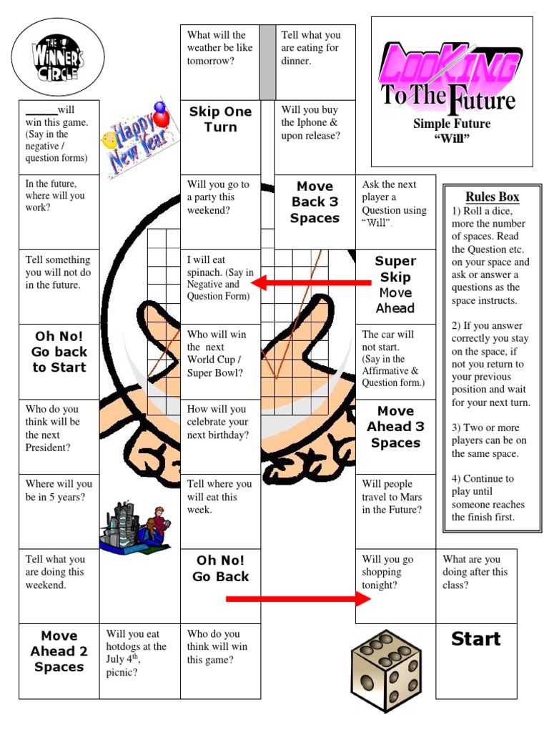 Future Tense Game Instructions | PDF