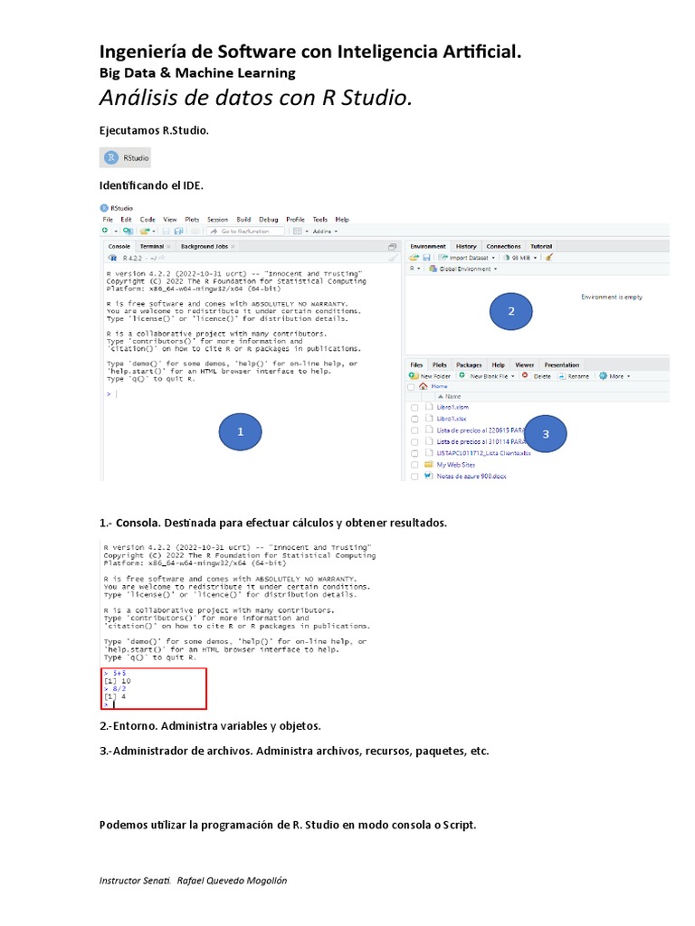 2-Analizar Datos Con R Studio | PDF | Big Data | Interfaz de línea de comando