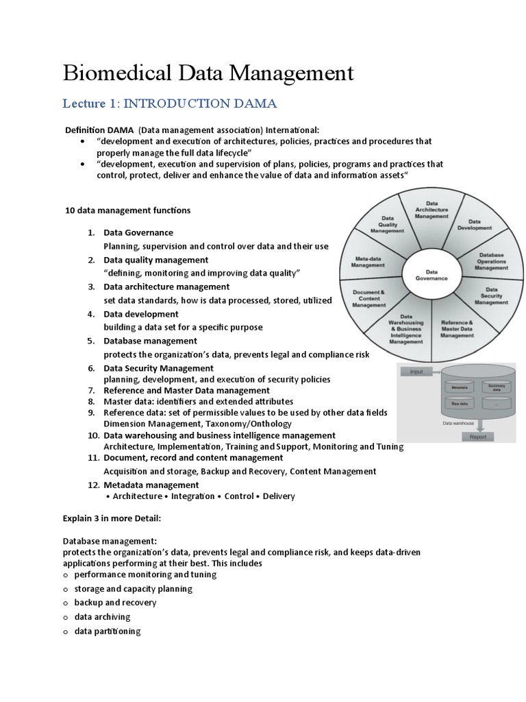 Biomedical Data Management | PDF | Apache Hadoop | Map Reduce
