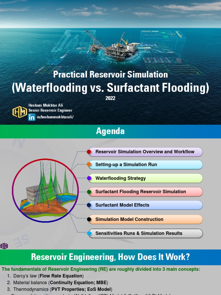 Waterflooding Simulation PDF - 1670747952661 | PDF | Petroleum Reservoir | Enhanced Oil Recovery
