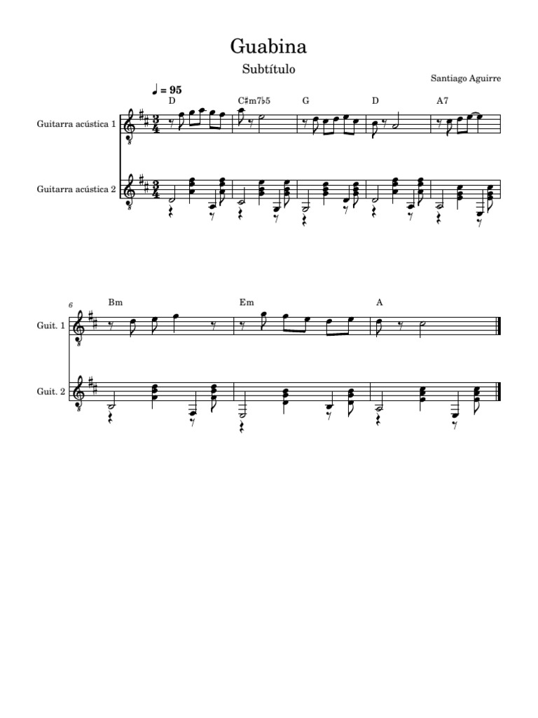 Guabina Composición | PDF