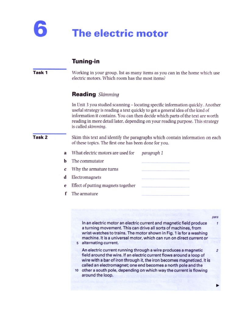 The Electric Motor | PDF