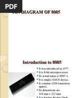 Pin Diagram of 8085 | PDF | Input/Output | Electronics
