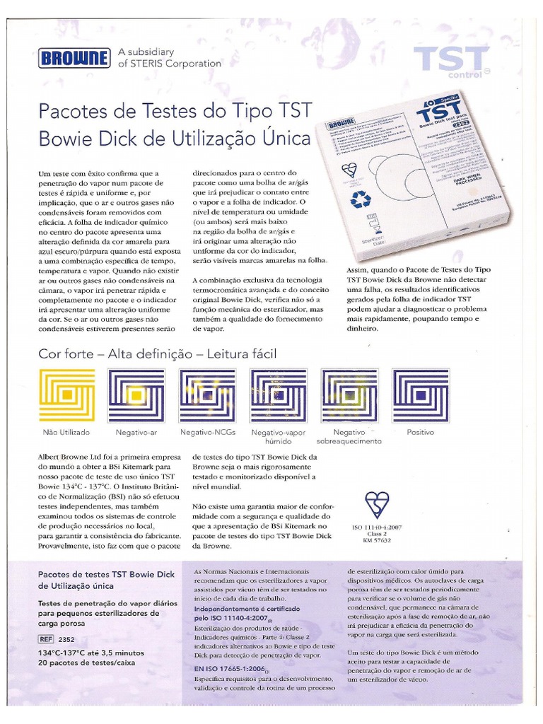 Bowie Dick - Tst-Browne | PDF