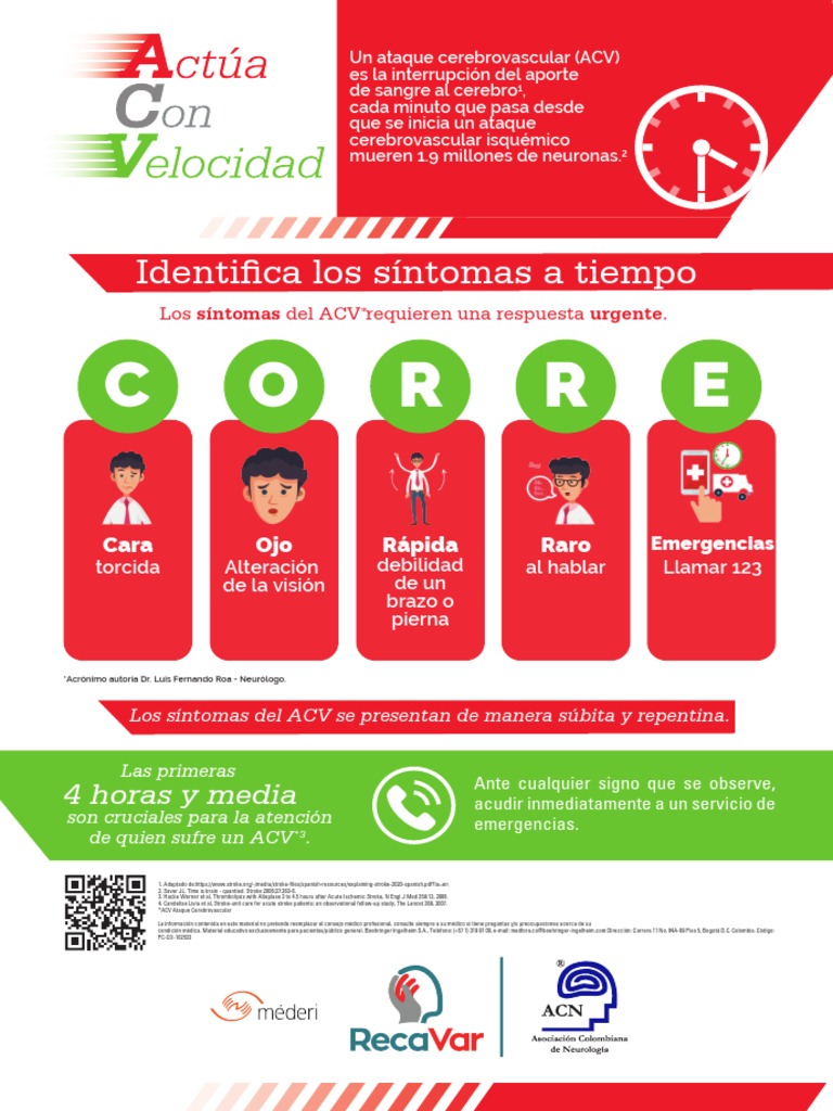 Ataque CerebroVascular ACV - Poster PDF | PDF