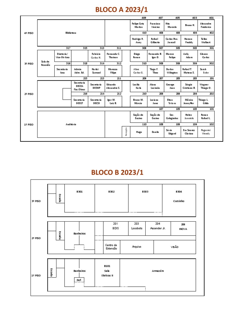 Mapa de Sala 2023 - 1 | PDF