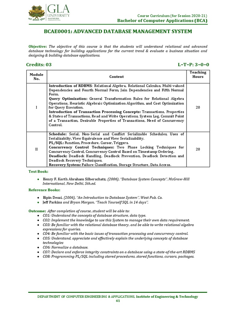 Advanced Database Management System | PDF | Relational Database | Databases