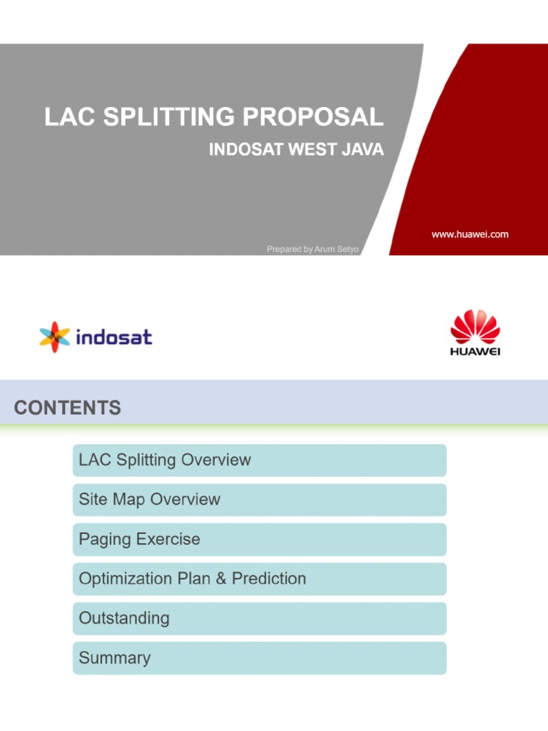 Huawei Lac Rac Splitting | PDF