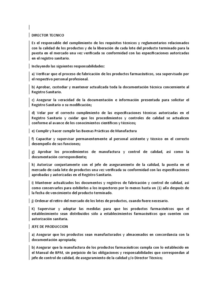 Funciones Personal Clave | PDF