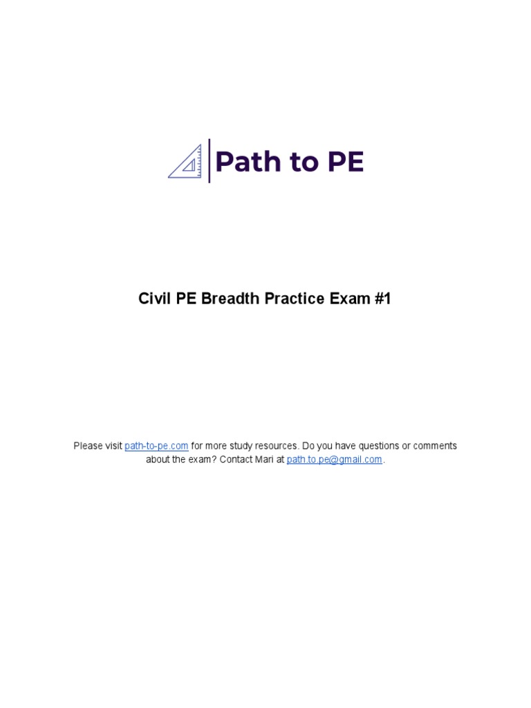 Breadth Practice Exam 1 PDF | PDF