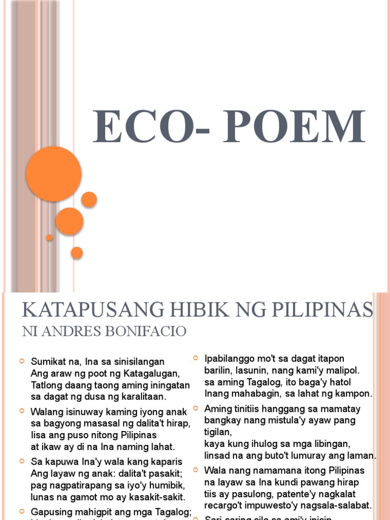 Eco Poem | PDF
